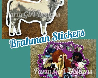 Brahman Heartbeat Lifeline I184 8 Wide Sticker Decal Brahma - Etsy