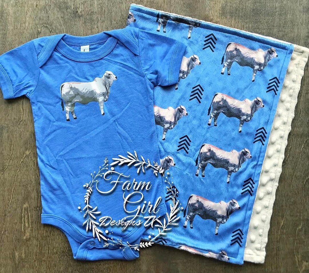Brahman With Arrows Onesie & Minky Lovey - Etsy