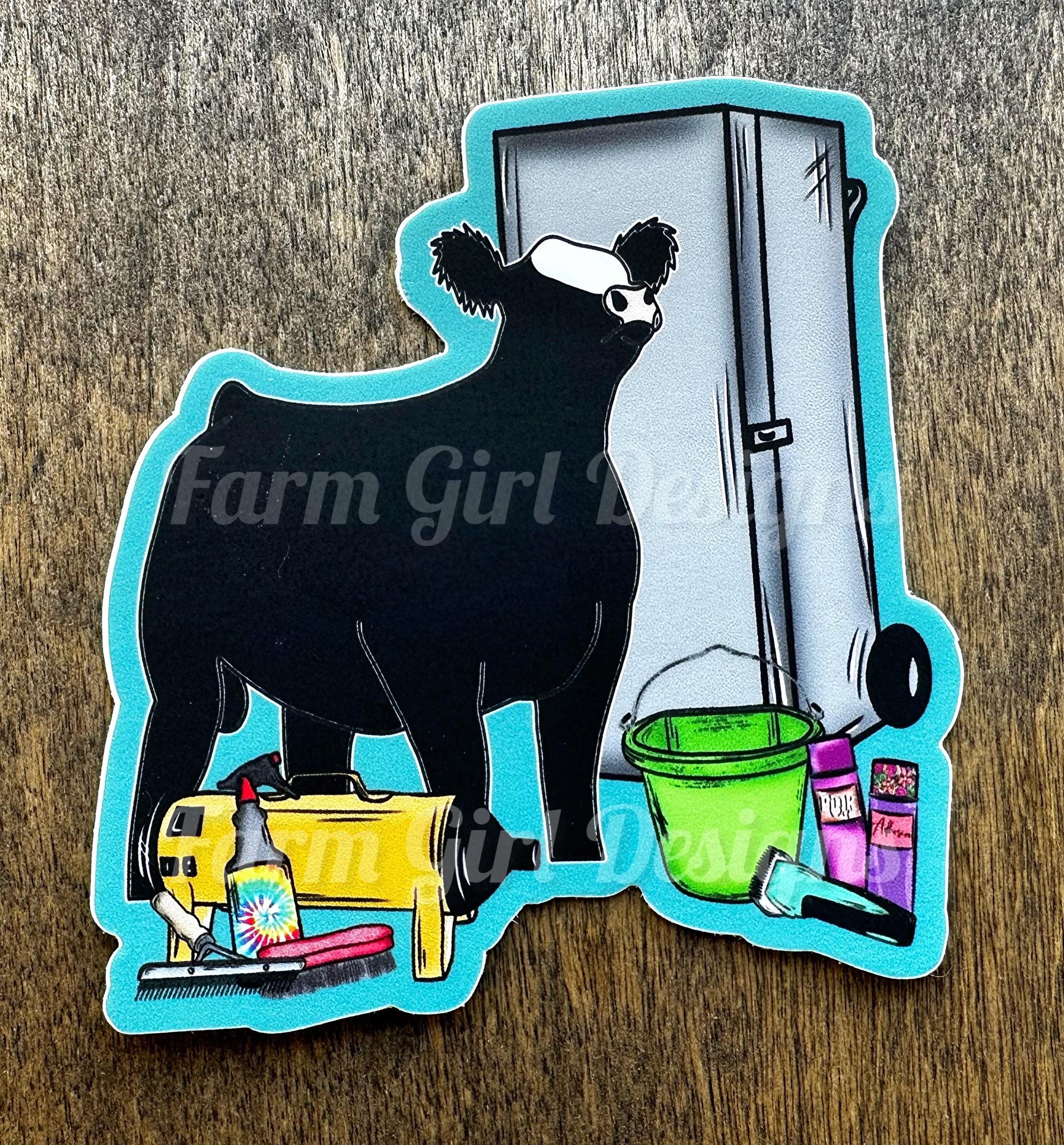 Show Cattle Breed Stickers | Angus | Shorthorn | Hereford | Simmental ...