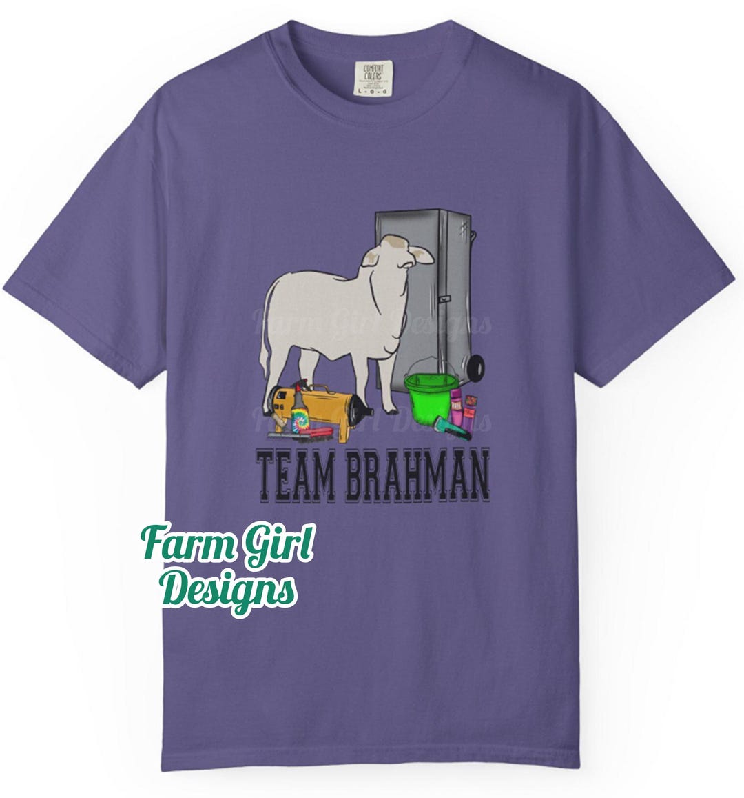 Team Brahman Comfort Colors Tee | Adult Shirt - Etsy