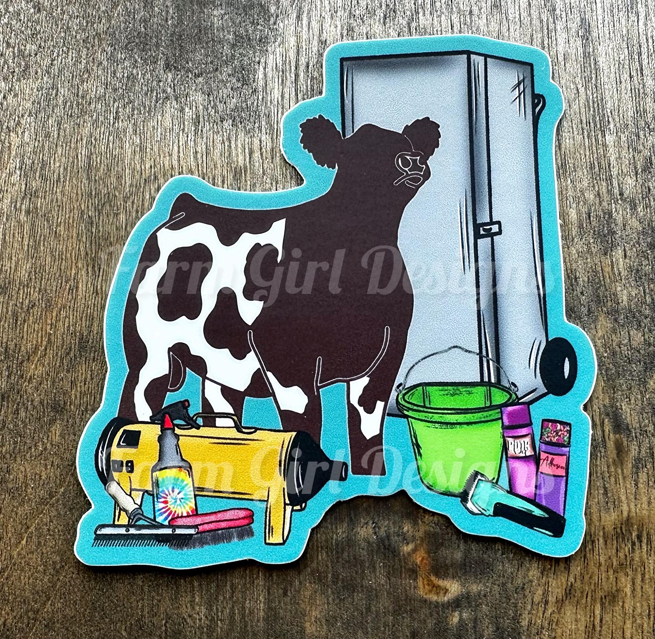 Show Cattle Breed Stickers | Angus | Shorthorn | Hereford | Simmental ...