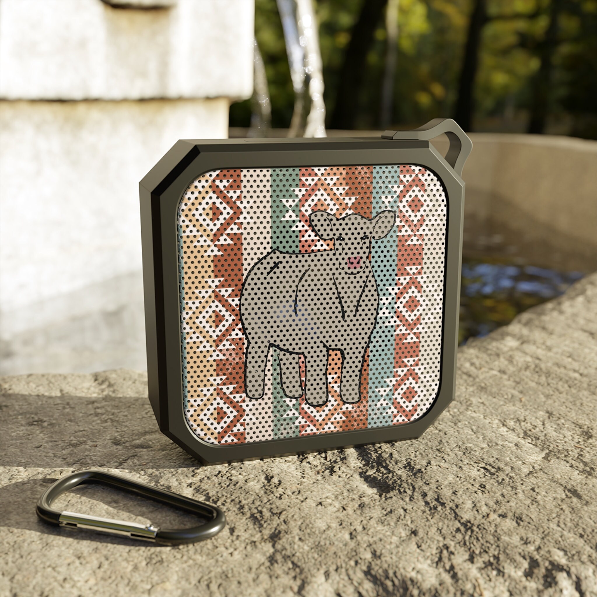 Charolais Steer With Aztec Outdoor Bluetooth Speaker - Etsy