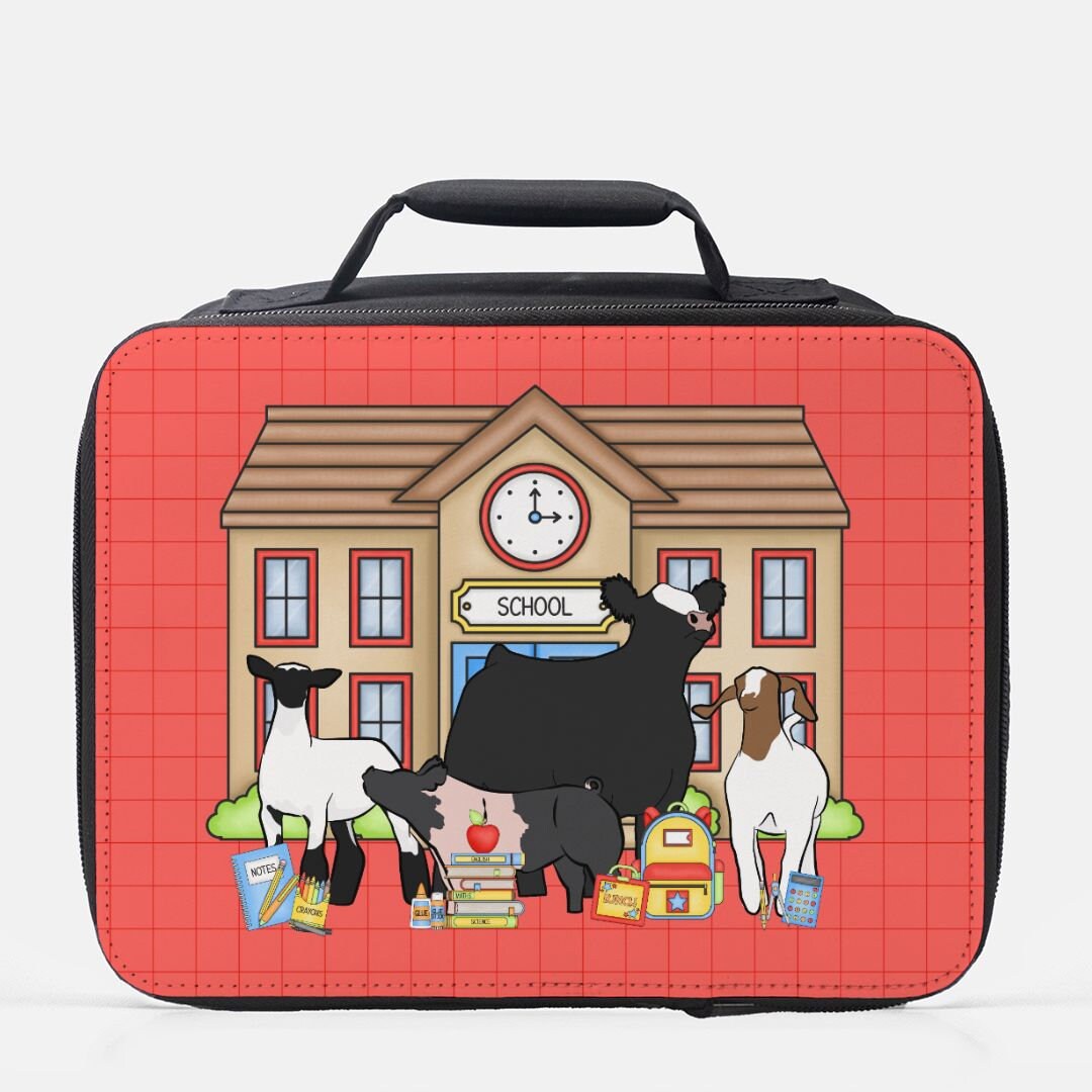 Livestock Back to School Lunch Box insulated - Etsy