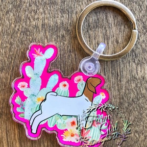 Livestock Keychains | Heifer | Lamb | Goat | Pig | Horse - Etsy