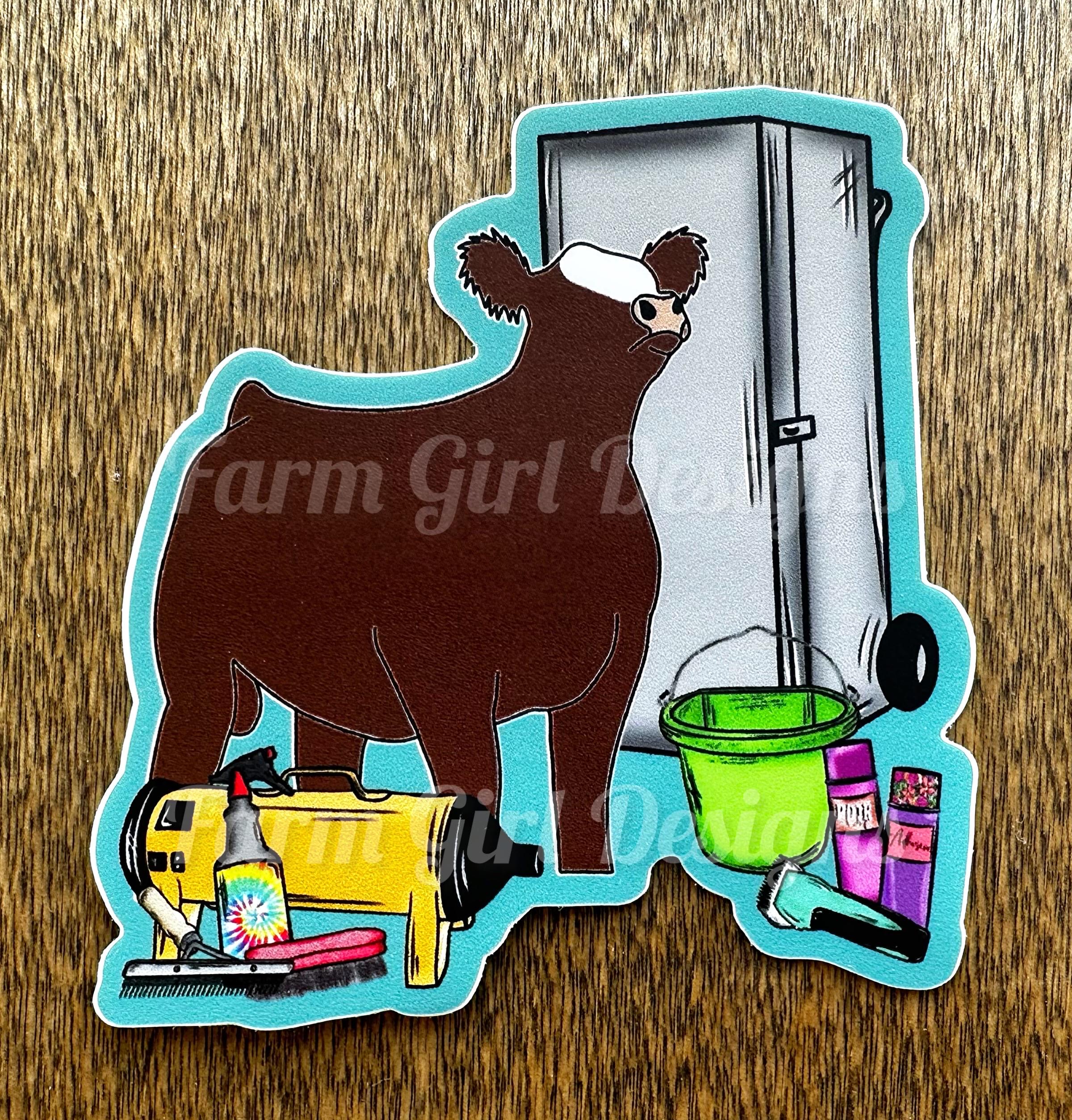 Show Cattle Breed Stickers | Angus | Shorthorn | Hereford | Simmental ...