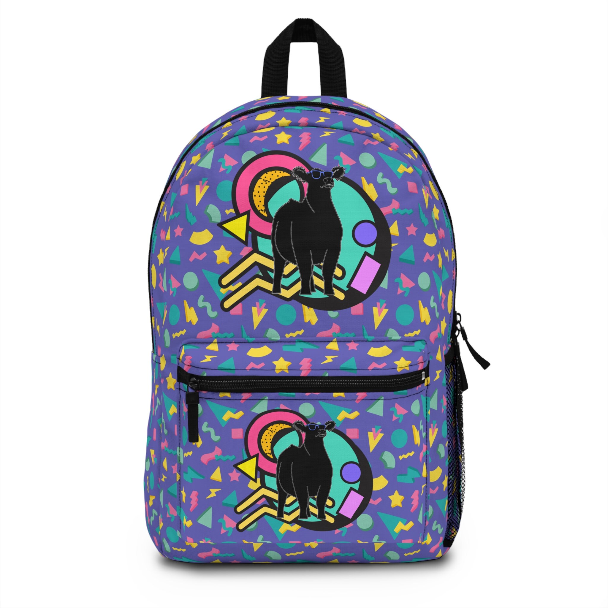 Angus Cow 90s Theme Backpack - Etsy
