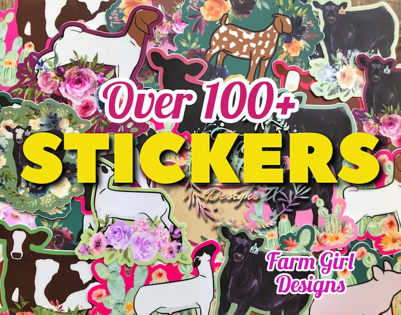 Show Lamb & Supplies Sticker - Etsy
