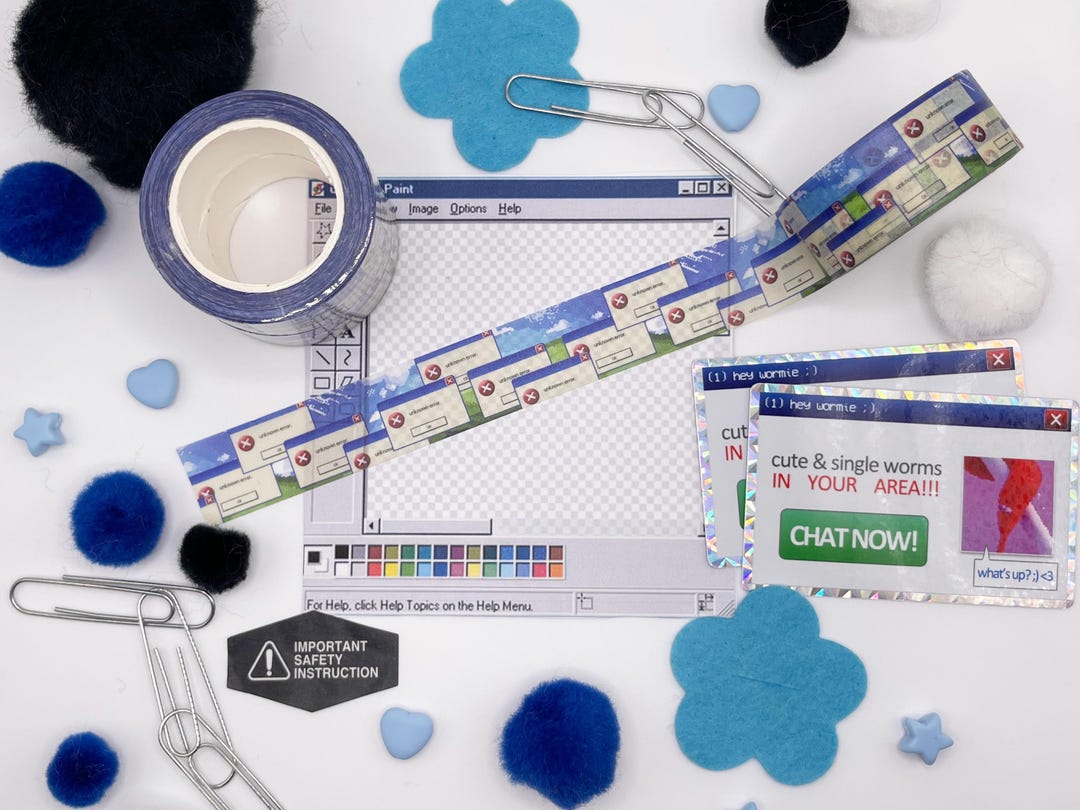 Windows XP Error Washi Tape! - Etsy