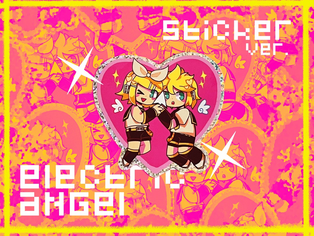 Kagamine Rin & Len Sticker | Electric Angel!! - Etsy