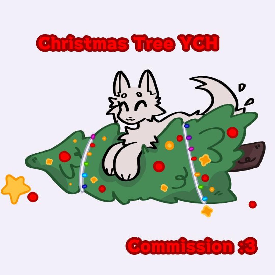 Christmas Tree YCH Commissions Furry, Feral - Etsy