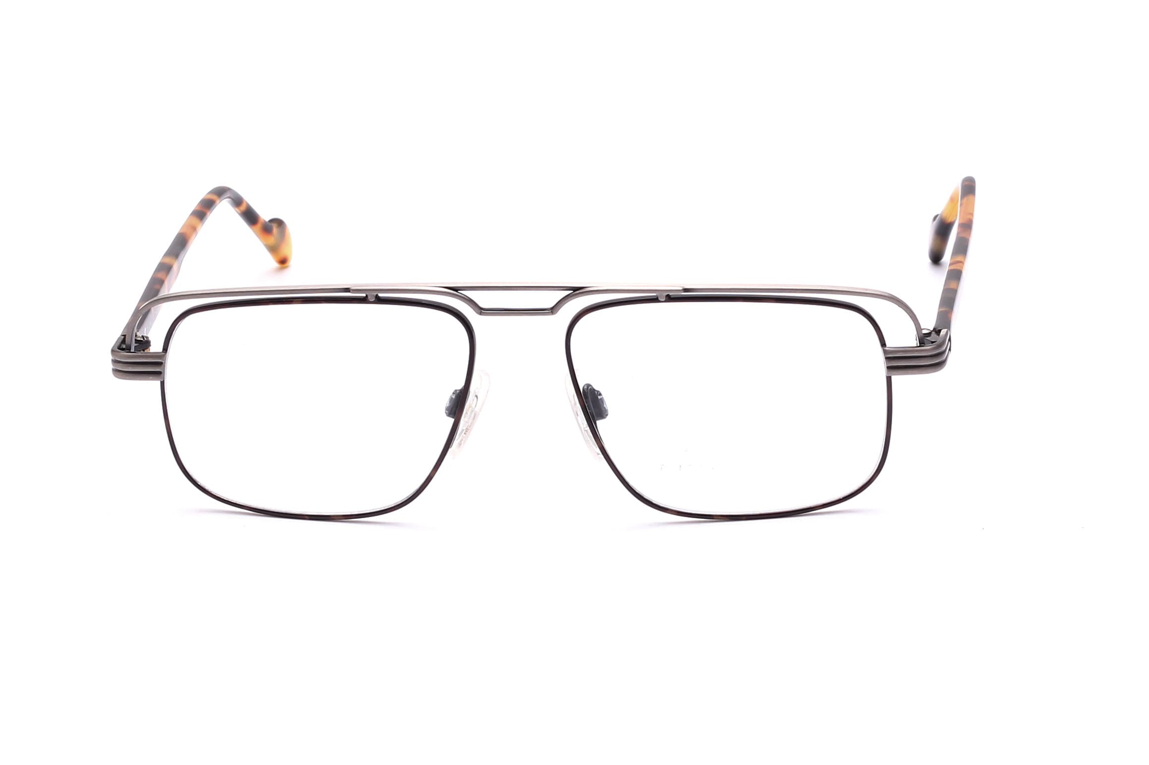 Vintage Pilot Neostyle Jet Goggles Frame Metal Old Silver Brown Men 90s ...