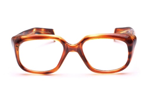 Vintage Selecta glasses men 70s new brown acetate fas… - Gem