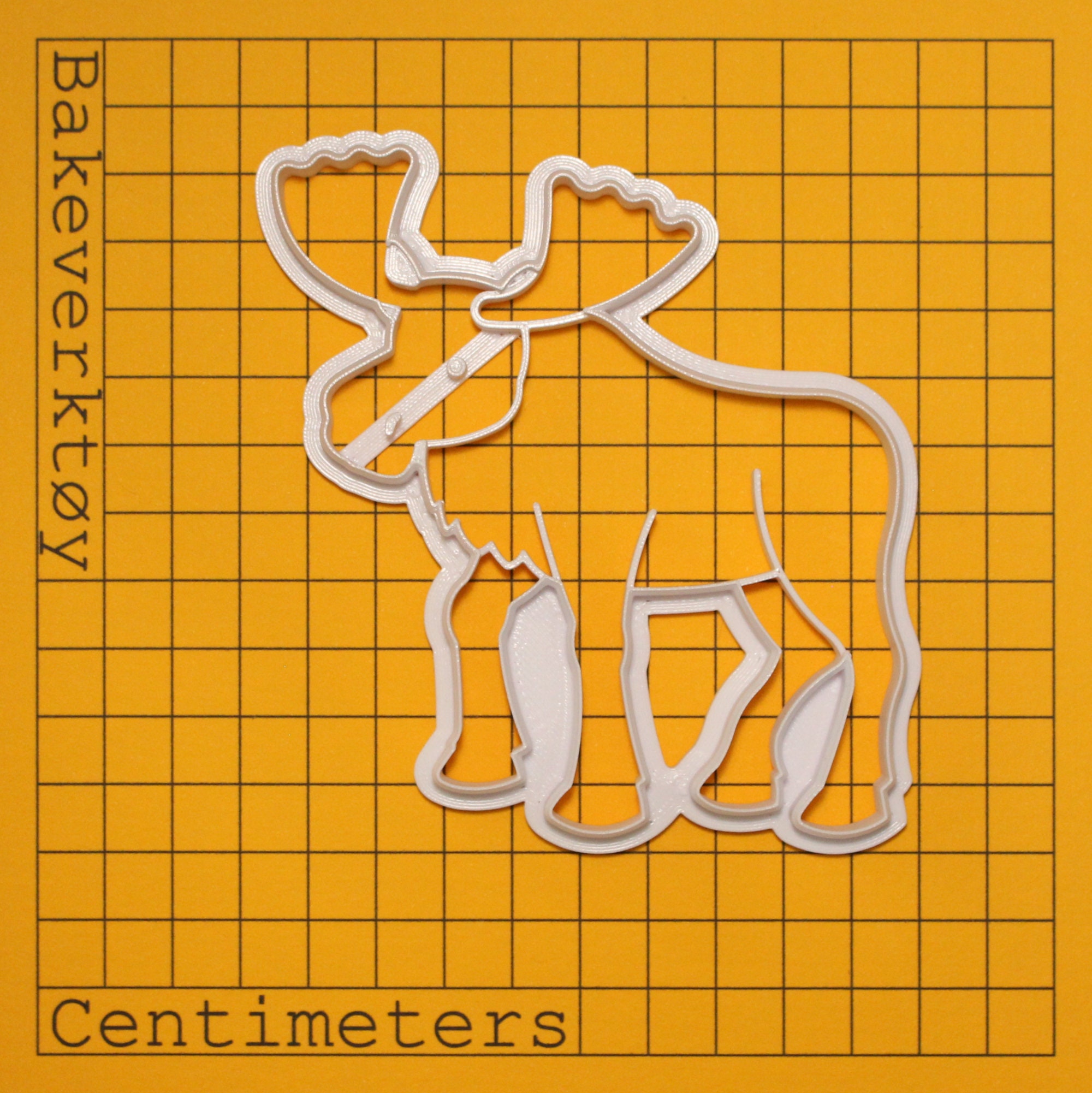 Moose Cookie Cutter | Utstikker Elg | Forest Animals | Craft Tools - Etsy