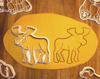Moose Cookie Cutter Set - Etsy
