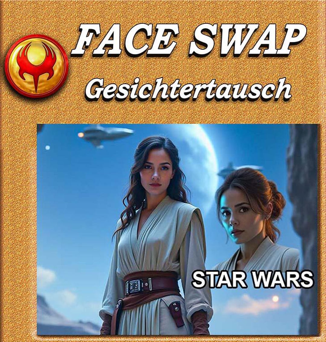 Custom Personalized Face Swap - Star Wars Jedi Poster - Women - Perfect ...