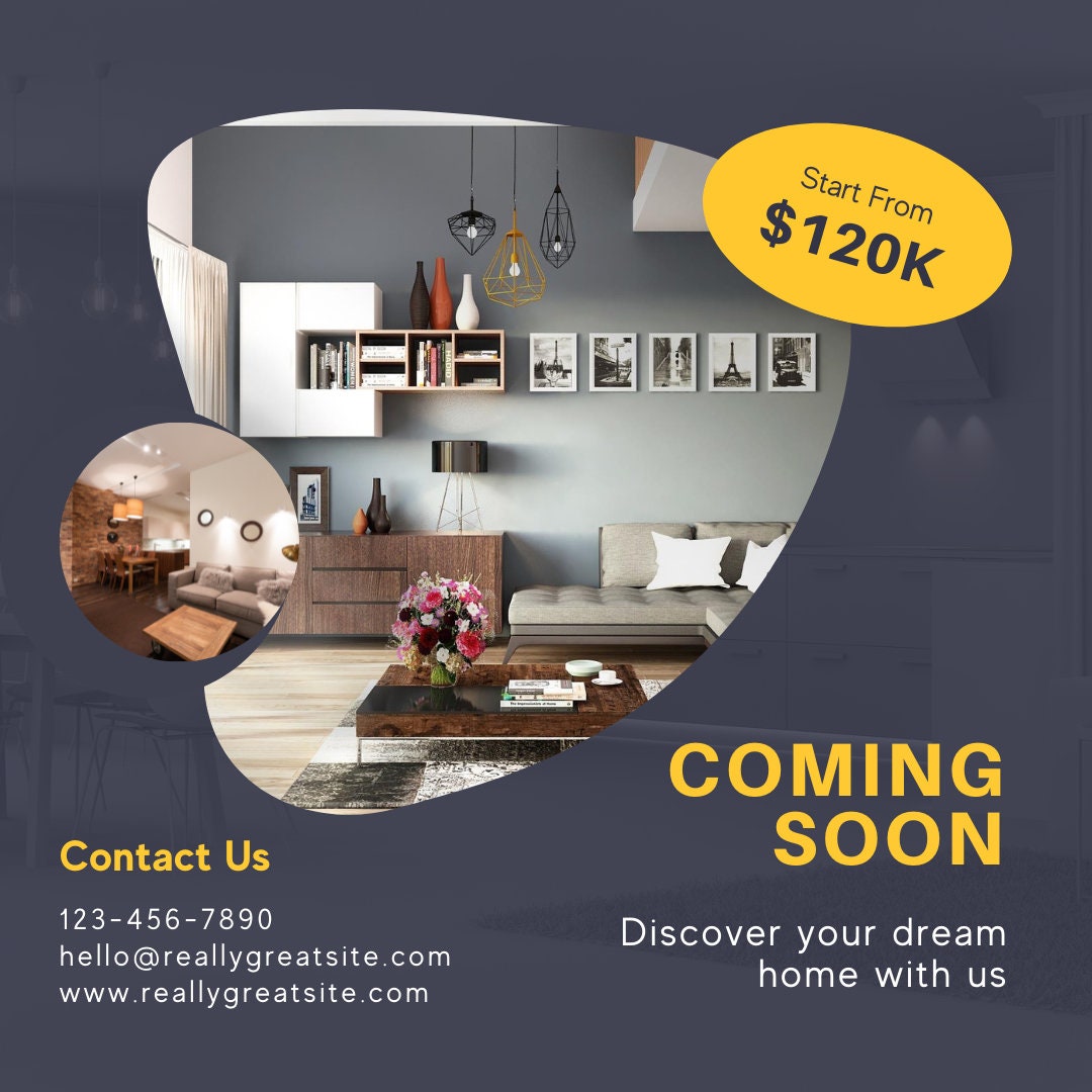 Real Estate Coming Soon Template - Etsy