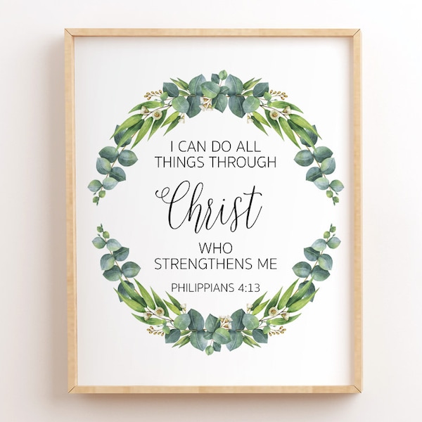 Philippians 4 13 - Etsy