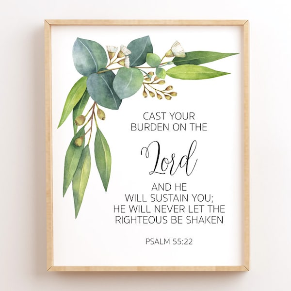 Psalm 55 22 - Etsy
