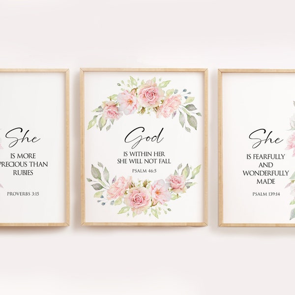Girls Bible Verse - Etsy