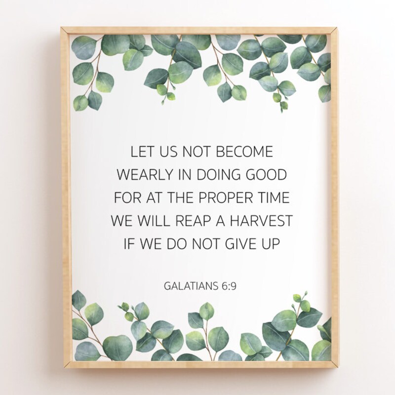 Galatians 6 9 - Etsy