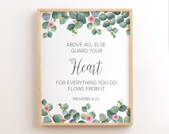 Guard Your Heart Printable - Etsy
