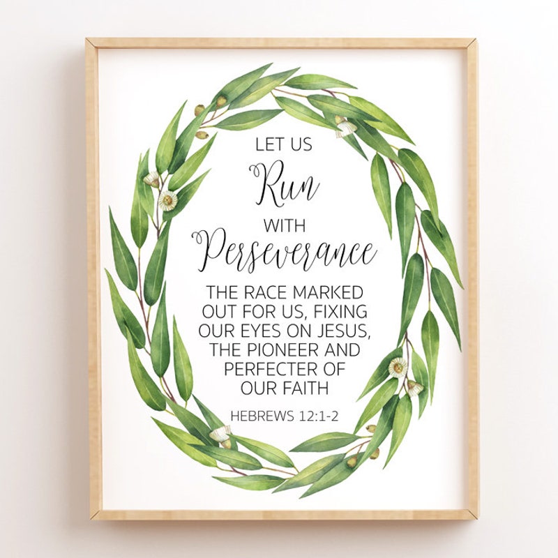 Hebrews 12 1 - Etsy