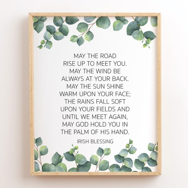 May the Road Rise - Etsy