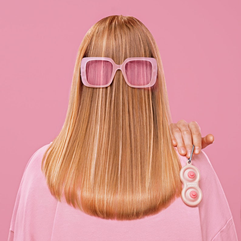 Nipple Dimple Pink Frame Pink Buttons - Etsy