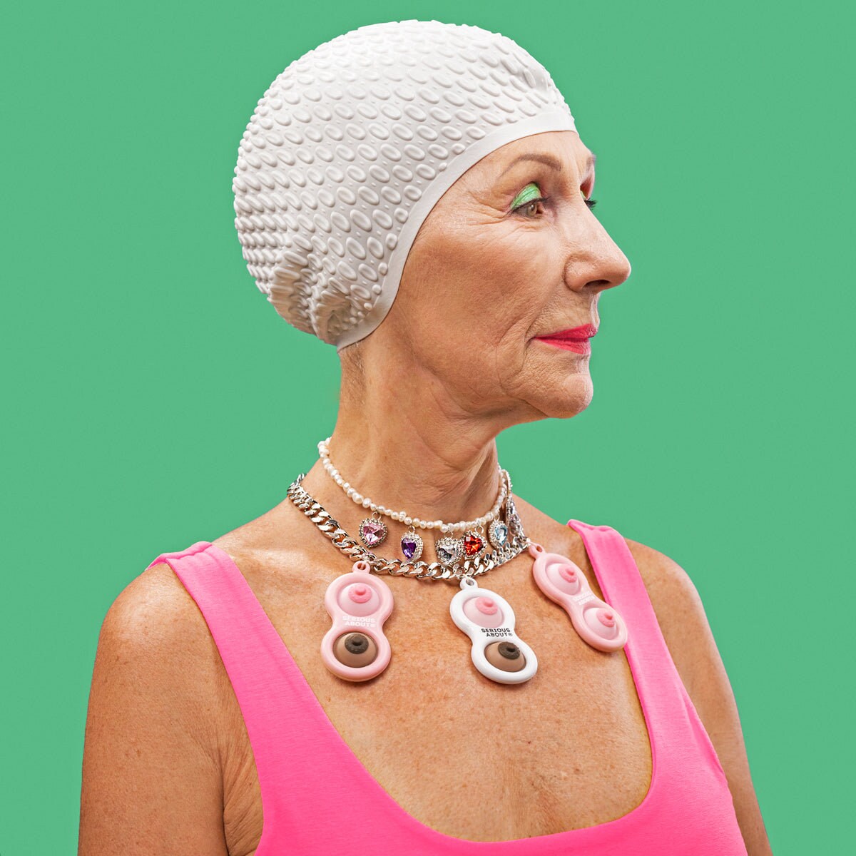 Nipple Dimple, Pink Frame, Diverse Buttons - Etsy