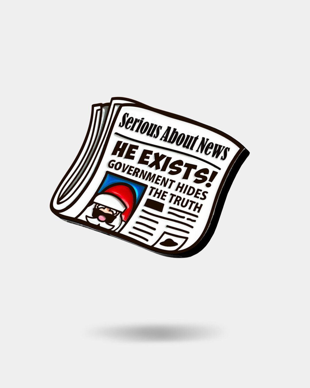BREAKING NEWSPAPER, Enamel Pin - Etsy