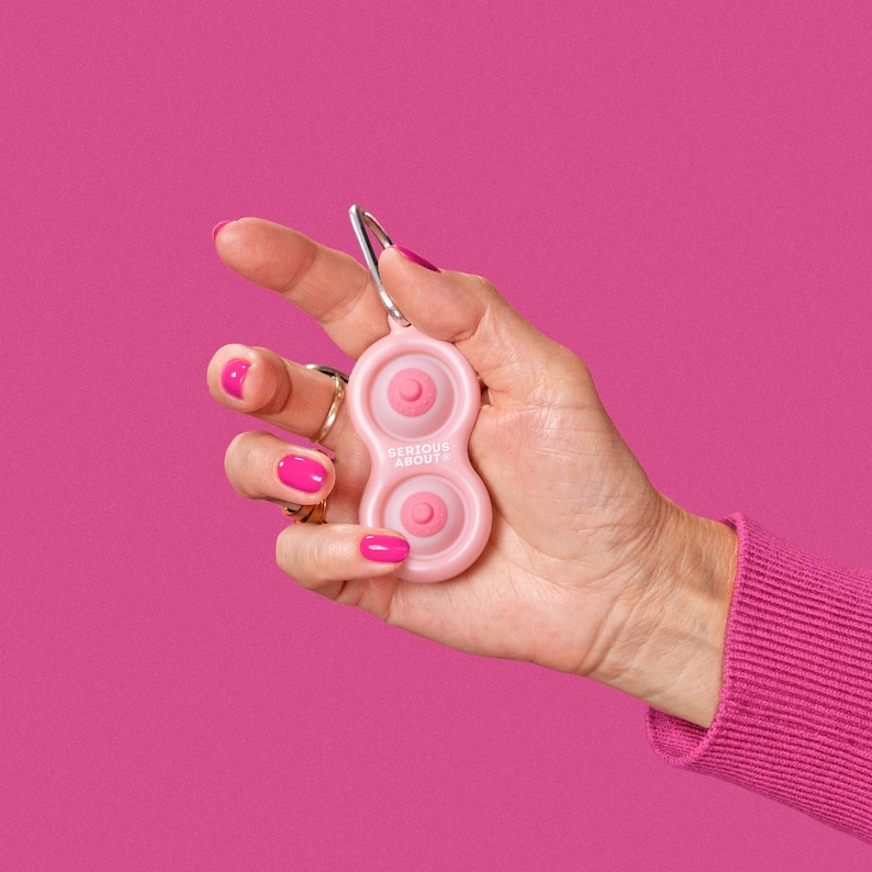 Nipple Dimple, Pink Frame, Pink Buttons - Etsy