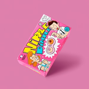 Nipple Dimple, Pink Frame, Pink Buttons - Etsy