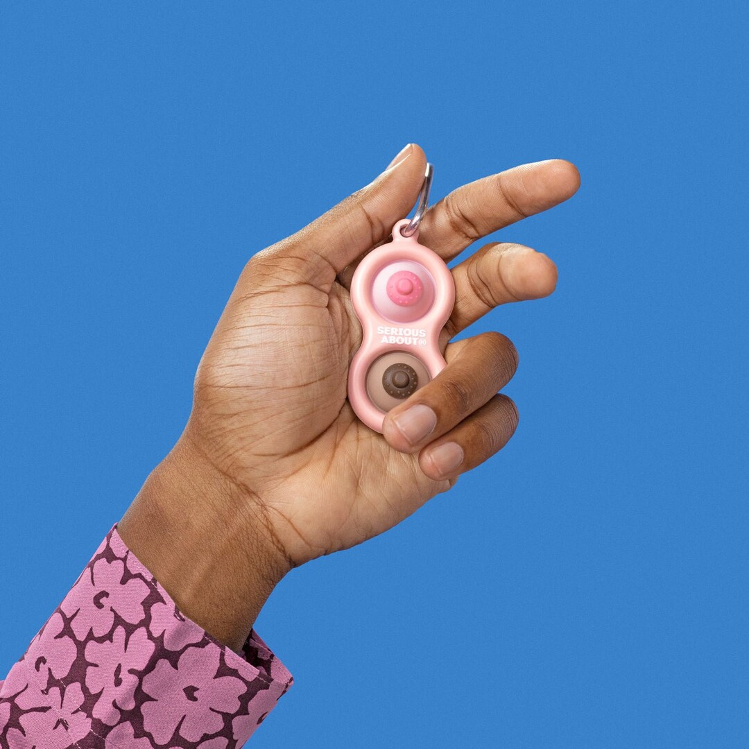 Nipple Dimple, Pink Frame, Diverse Buttons - Etsy