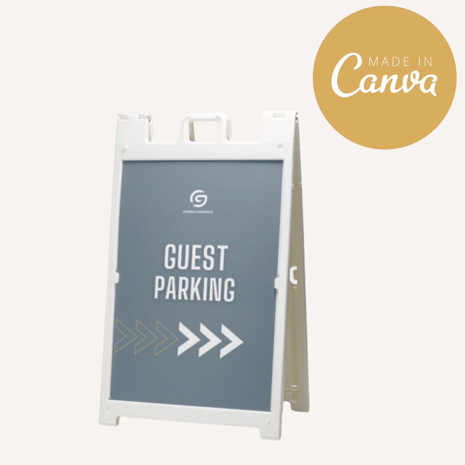 Church Parking A-frame Signs (digital Template) - Etsy