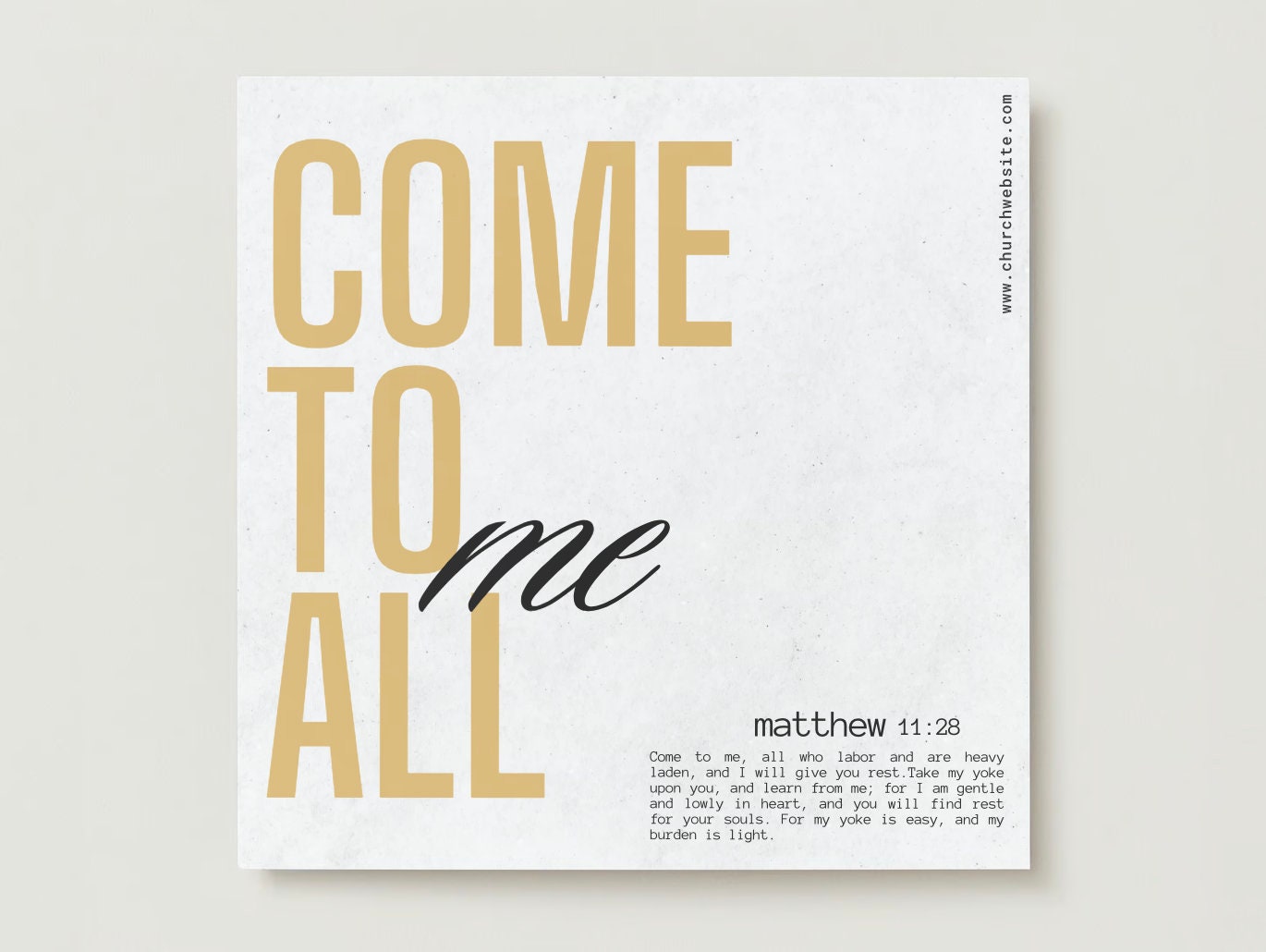 Square Church Flyer 4x4 (template) - Etsy