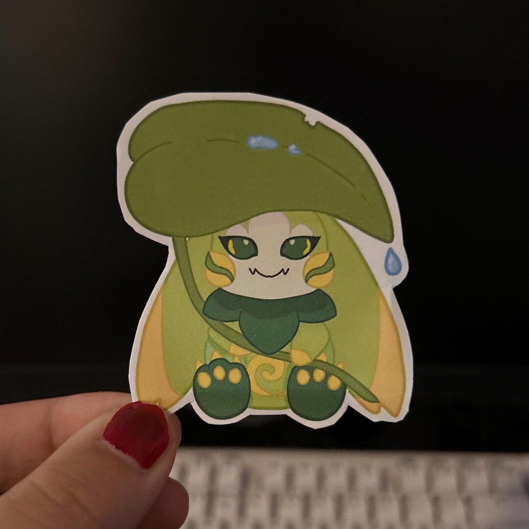 Cute Yumkasaur Whelp Sticker - Genshin Impact - Etsy