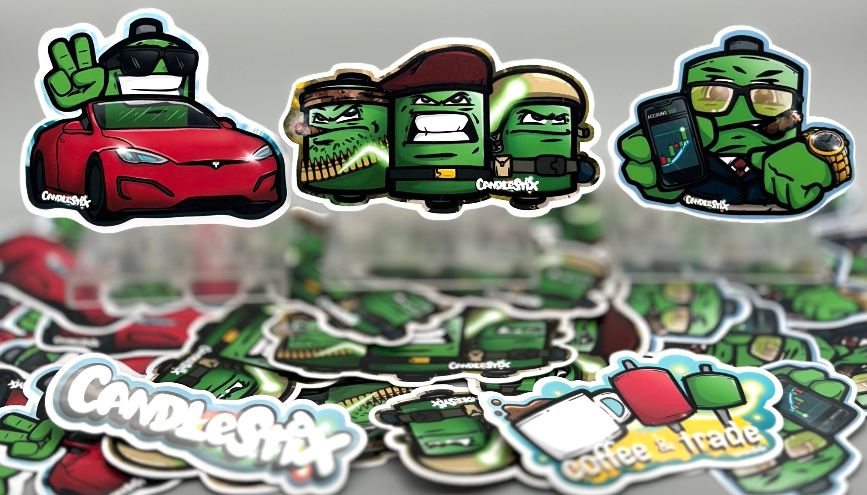 Calcomanías personalizadas Calcomanías comerciales troqueladas, únicas ...