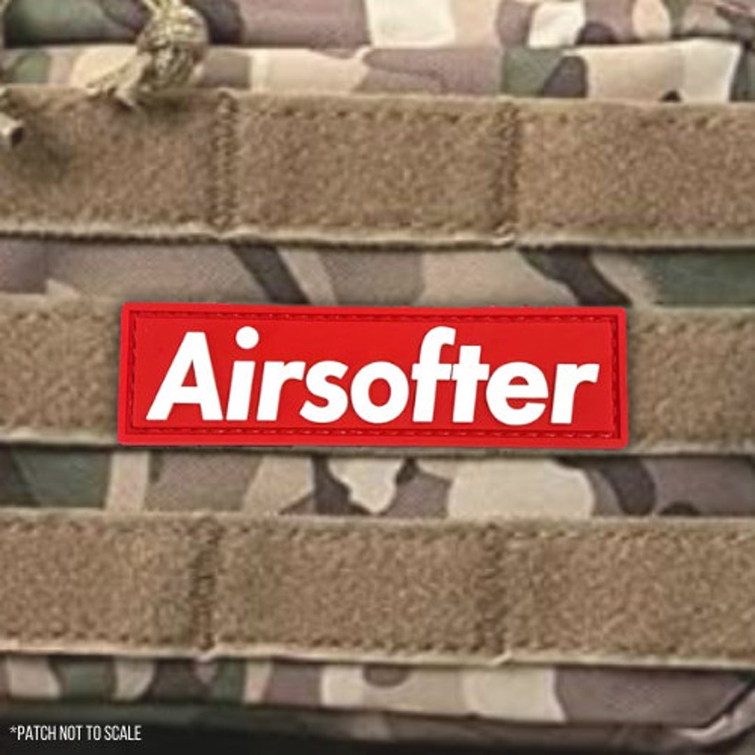 Tactical Airsoft Velcro Patches PVC Rubber Hook and Loop - Etsy