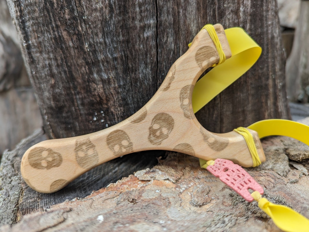 Mule Style Birch Slingshot Natural/etched - Etsy