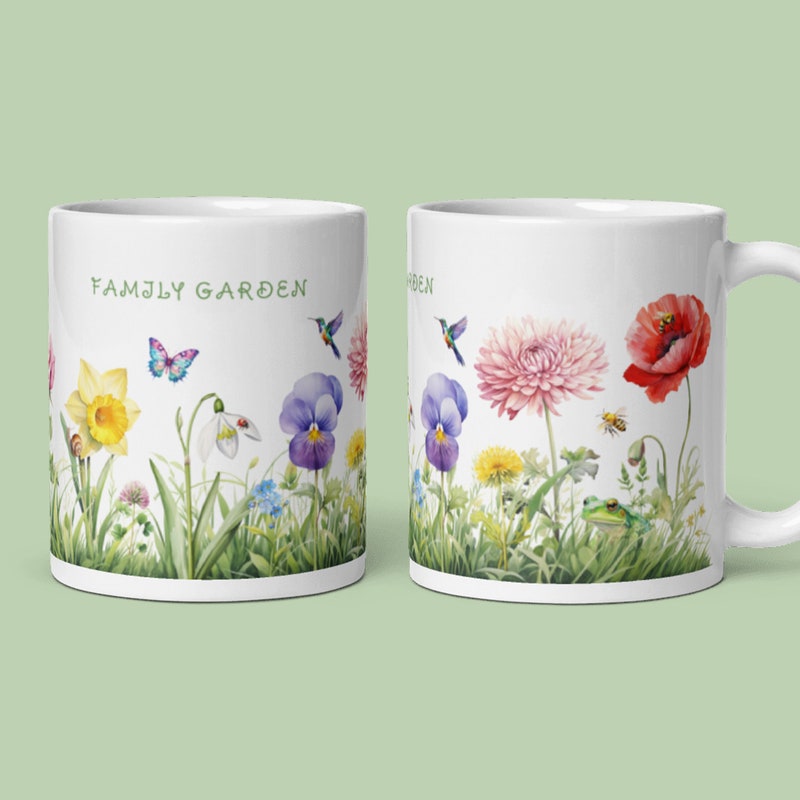 Flower Mugs - Etsy