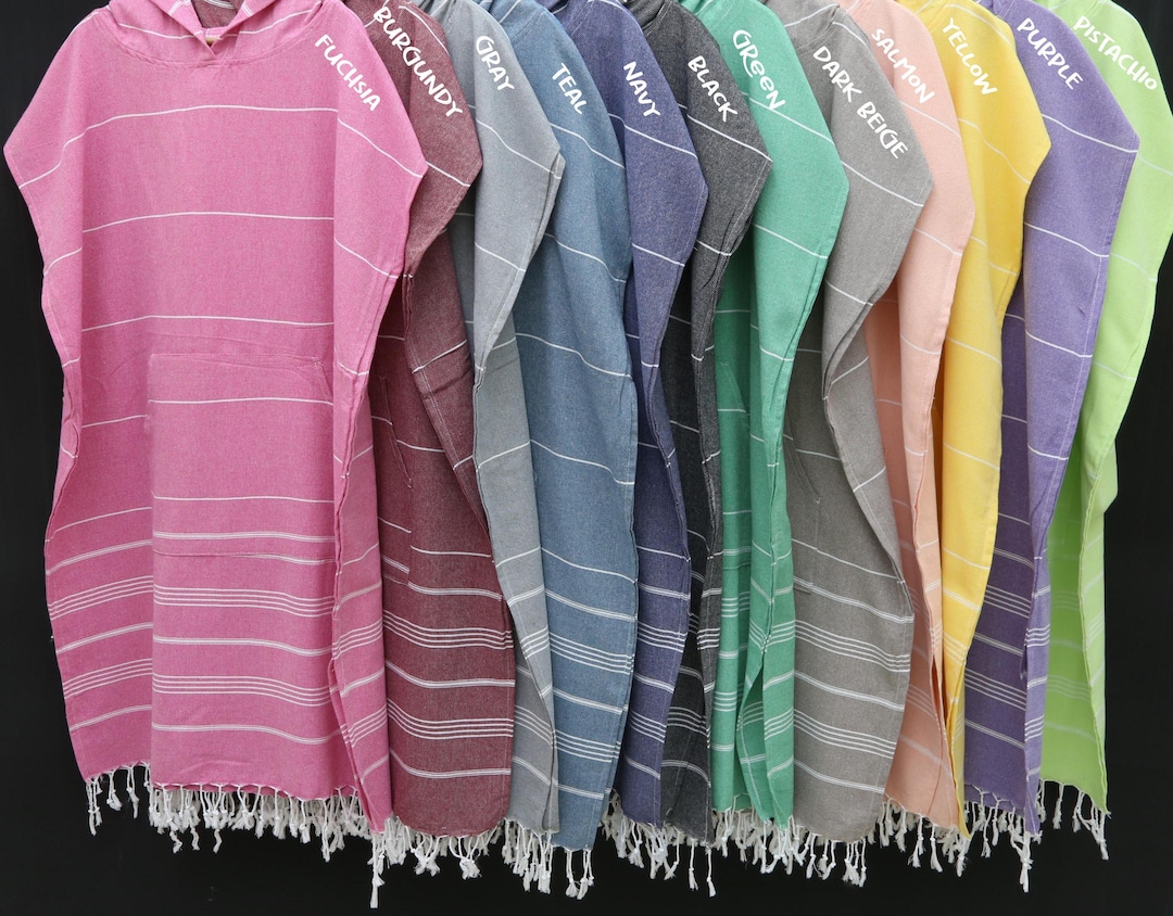 Unisex Beach Cover up for Summer, Personalized Poncho, Gifts for Him ...