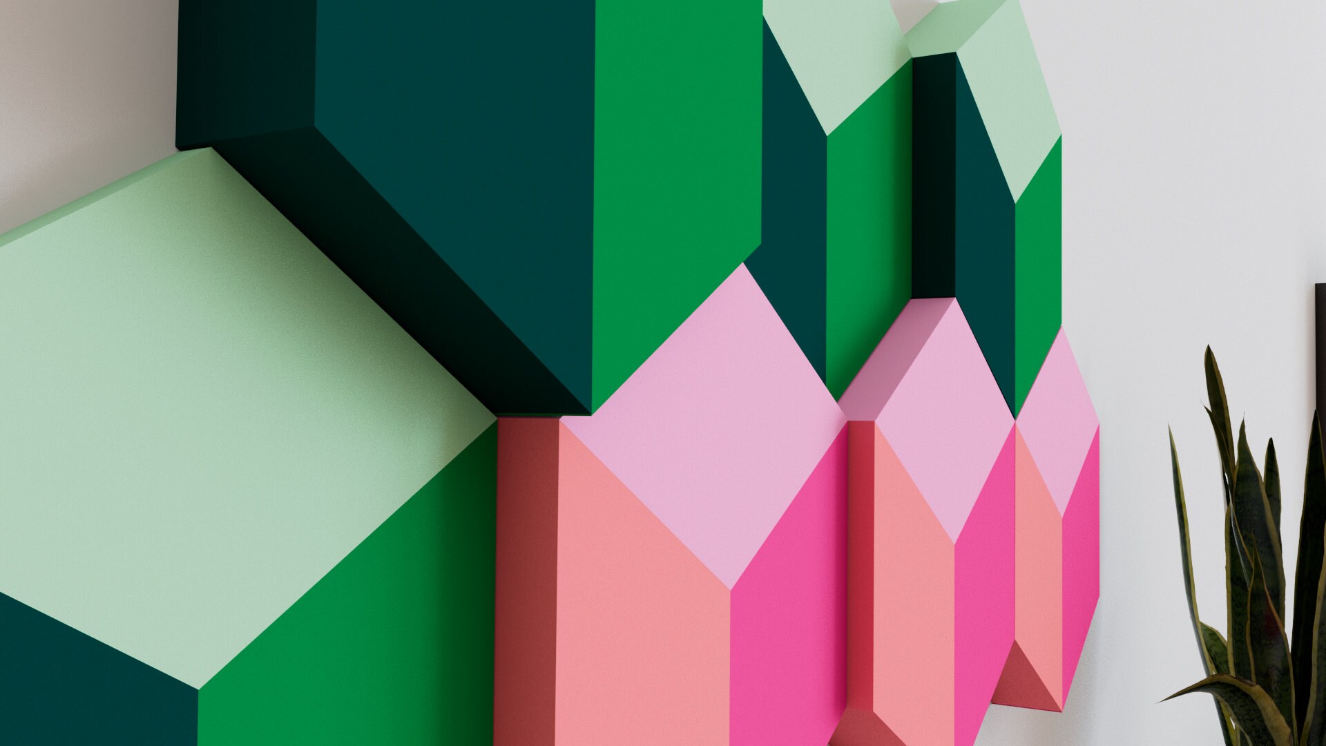 3D Effect Cube Wall Tiles in Tons of Sizes & Colors 4in Wide. Get A ...