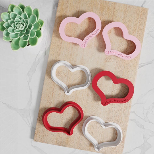 Heart Shape Cookie Cutter Set. Multiple Sizes and Colors. Matches Our ...