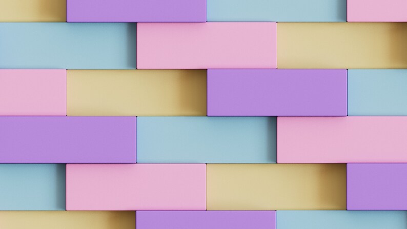 3D Rectangle Wall Tiles in Tons of Sizes & Colors 8in Wide. Get A ...