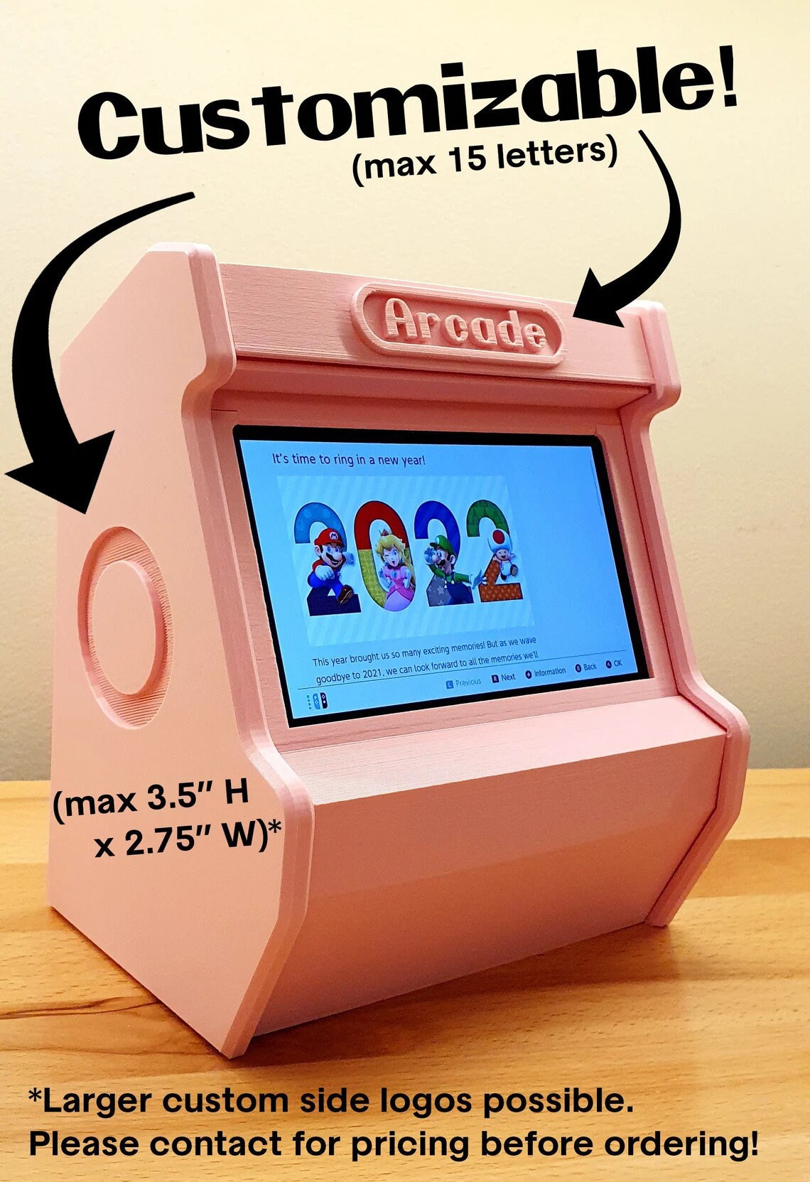 Nintendo Switch OLED Case Arcade Style Get That Retro Feel With This ...