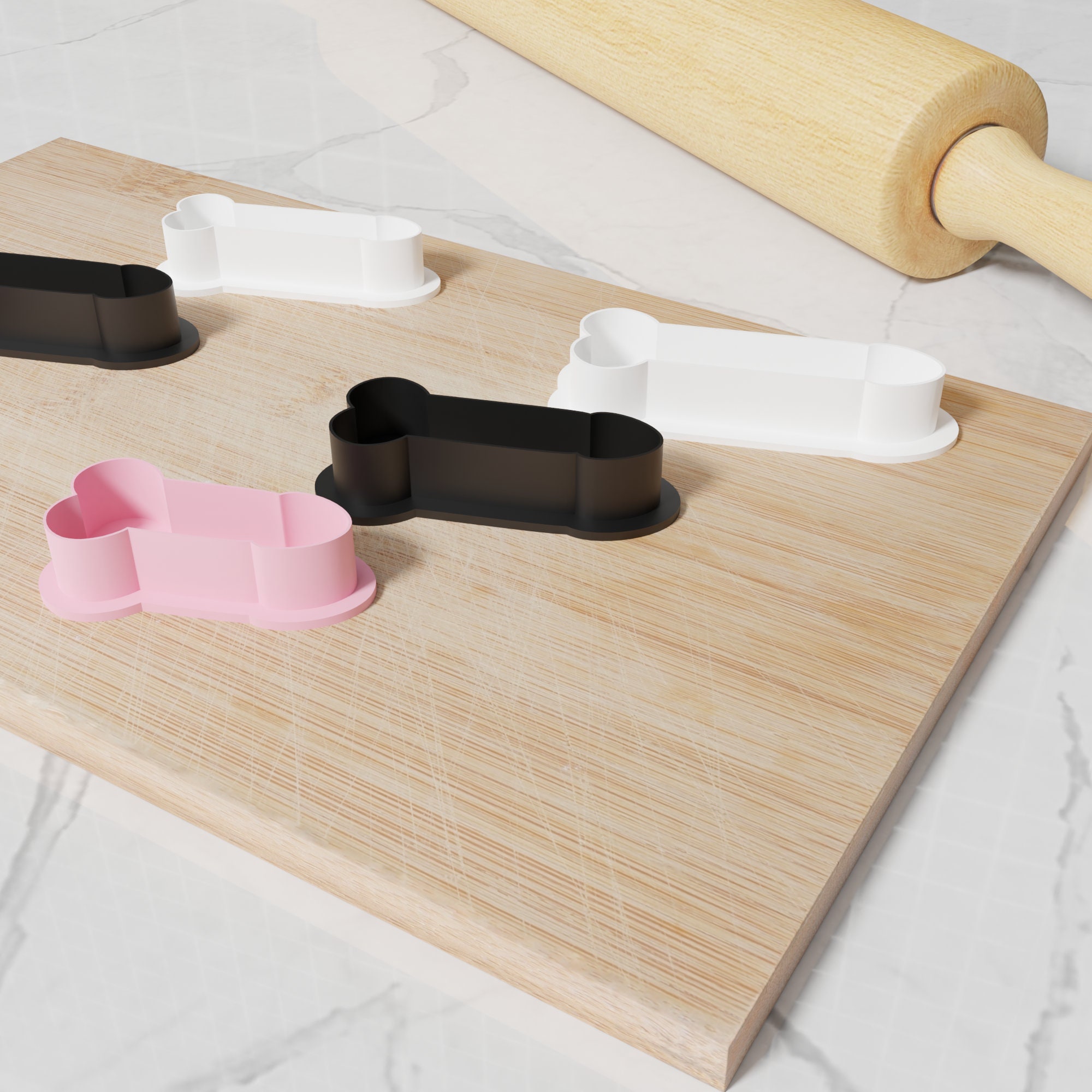 Perfect Dick Cookie Cutters. Set of 3 Dick Cookie Cutters. Wide, Long ...