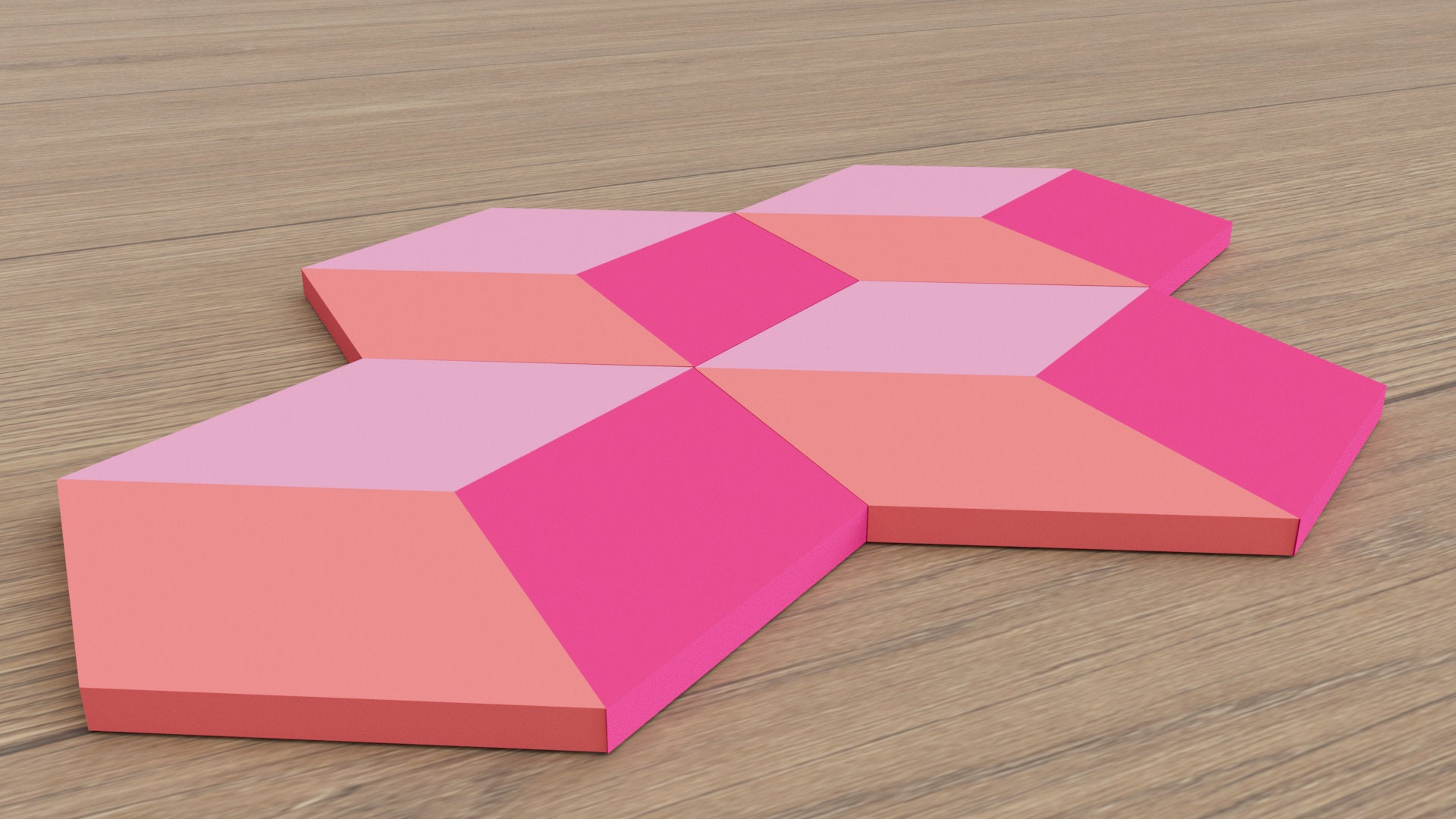 3D Effect Cube Wall Tiles in Tons of Sizes & Colors 4in Wide. Get A ...