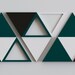 3D Hollow Triangle Wall Tiles in Tons of Sizes & Colors 6in Wide. Get A ...