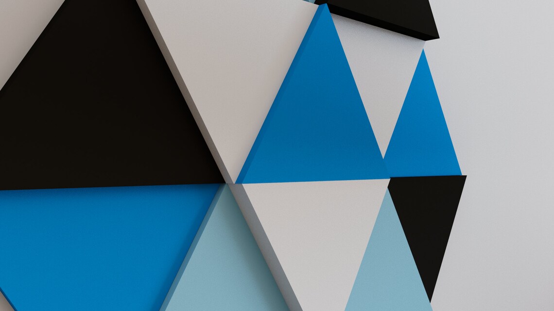 3D Triangle Wall Tiles in Tons of Sizes & Colors 4in Wide. Get A Modern ...