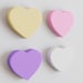 3D Heart Wall Tiles in Tons of Sizes & Colors 3in Wide, Set of 3 ...